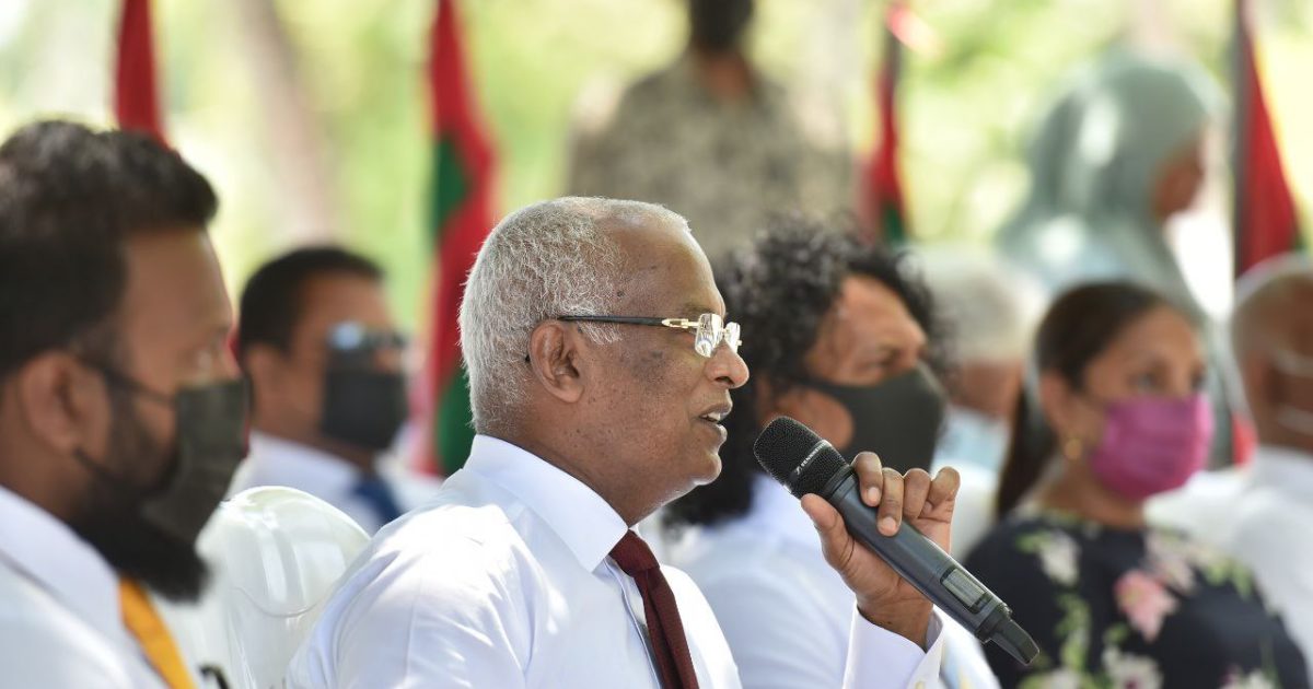 ޚިޔާލު ދީ މަޝްރޫއުތައް ކުރިޔަށް ދާނީ ރައްޔިތުން ބޭނުންވާ ގޮތަށް: ރައީސް ޞާލިޙް – Dhen.mv