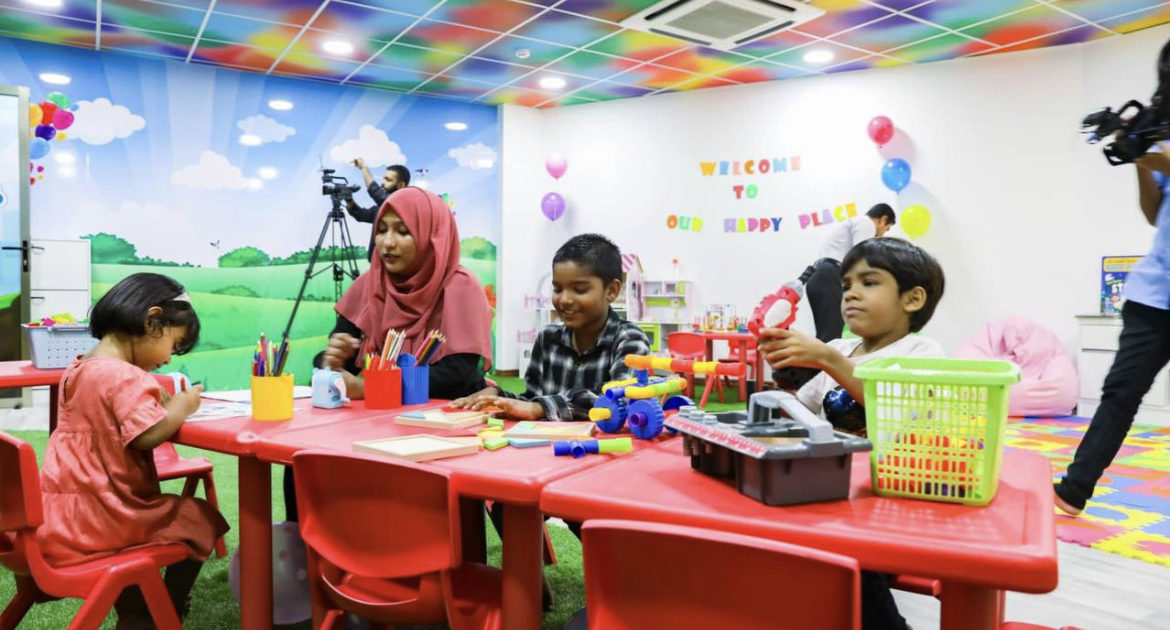 ސްޓެލްކޯގައި ގާއިމްކުރި ޗައިލްޑް ކެއާ ސެންޓަރު ހުޅުވައިފި – Dhen.mv