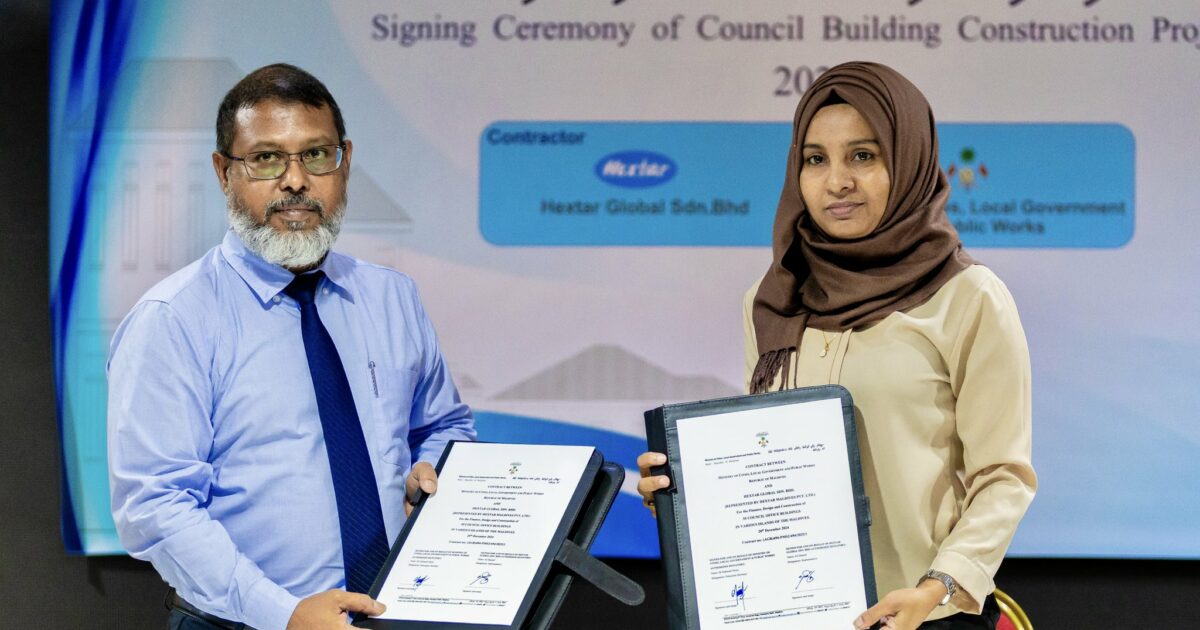 55 ކައުންސިލް އިމާރާތް އަޅަން މެލޭޝިއާ ކުންފުންޏަކާ ހަވާލުކޮށްފި – Dhen.mv