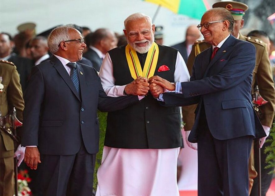 އިންޑިޔާ އާއި މޮރިޝަސް ގުޅުން އިތުރަށް ބަދަހިވެއްޖެ: މޯދީ މޮރިޝަސްގެ ބޮޑުވަޒީރު އިންޑިޔާއަށް ...